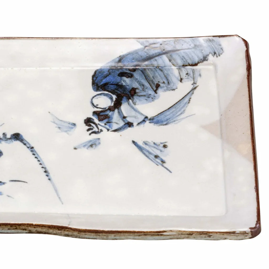 Masato Tanaka Kutani Large Plate - Link in Japan