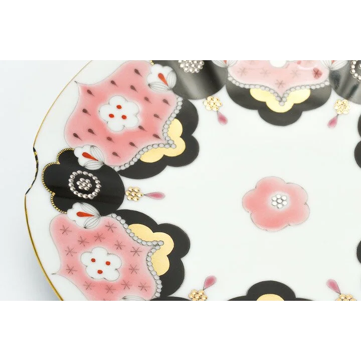 Mika Nishino Kutani Medium Plate - Link in Japan