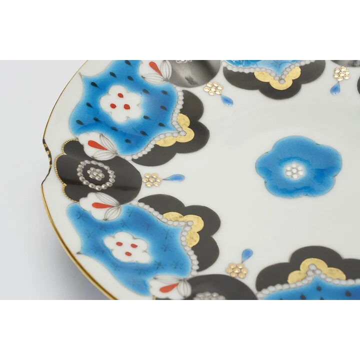 Mika Nishino Kutani Medium Plate - Link in Japan